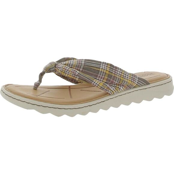 Born | Shoes | Born Womens Tide Taupe Leather Thong Slides Flat Sandals ...